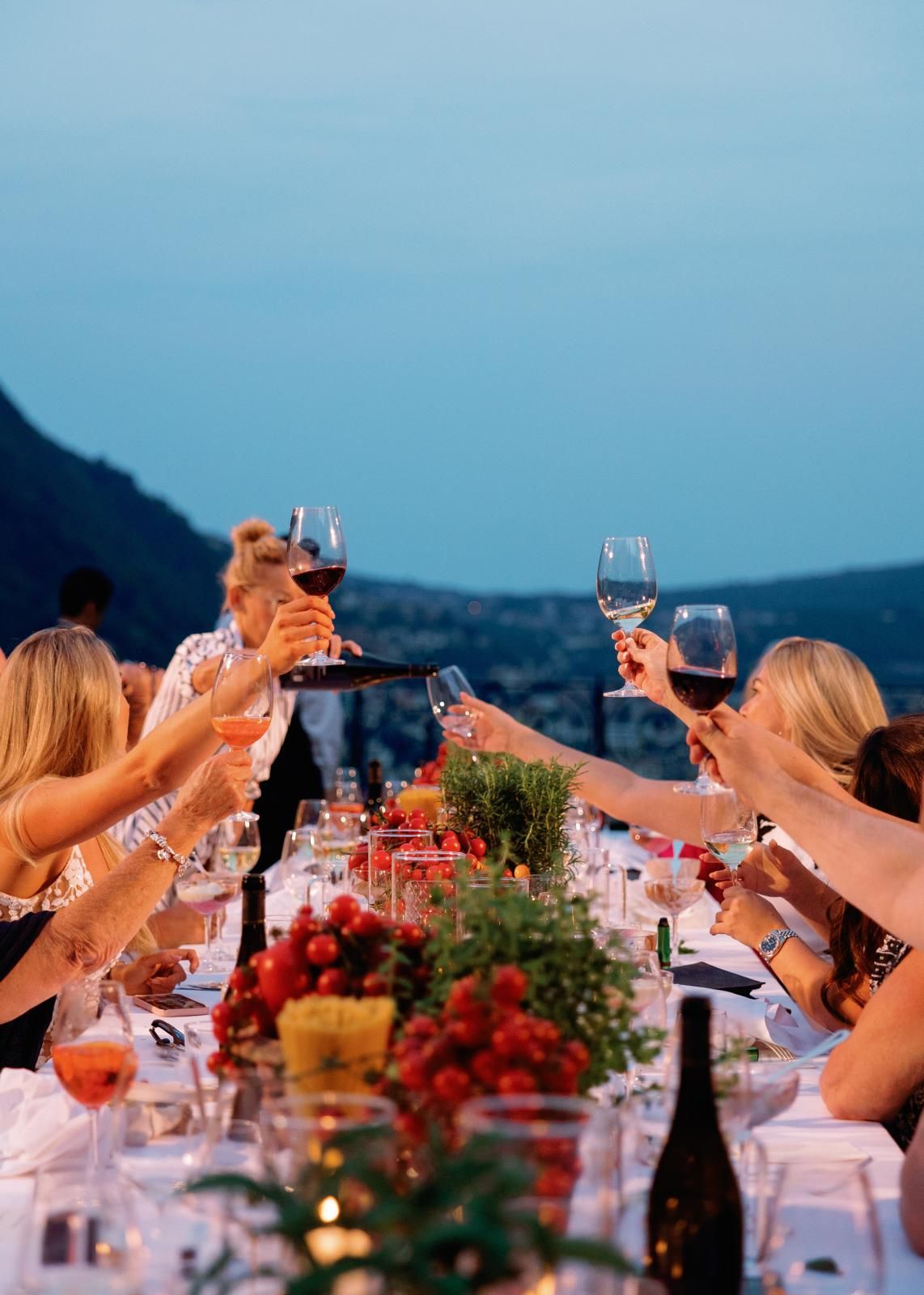 AnnaB Events | Event Planning | GALLERY | Pizza Party Lake Como